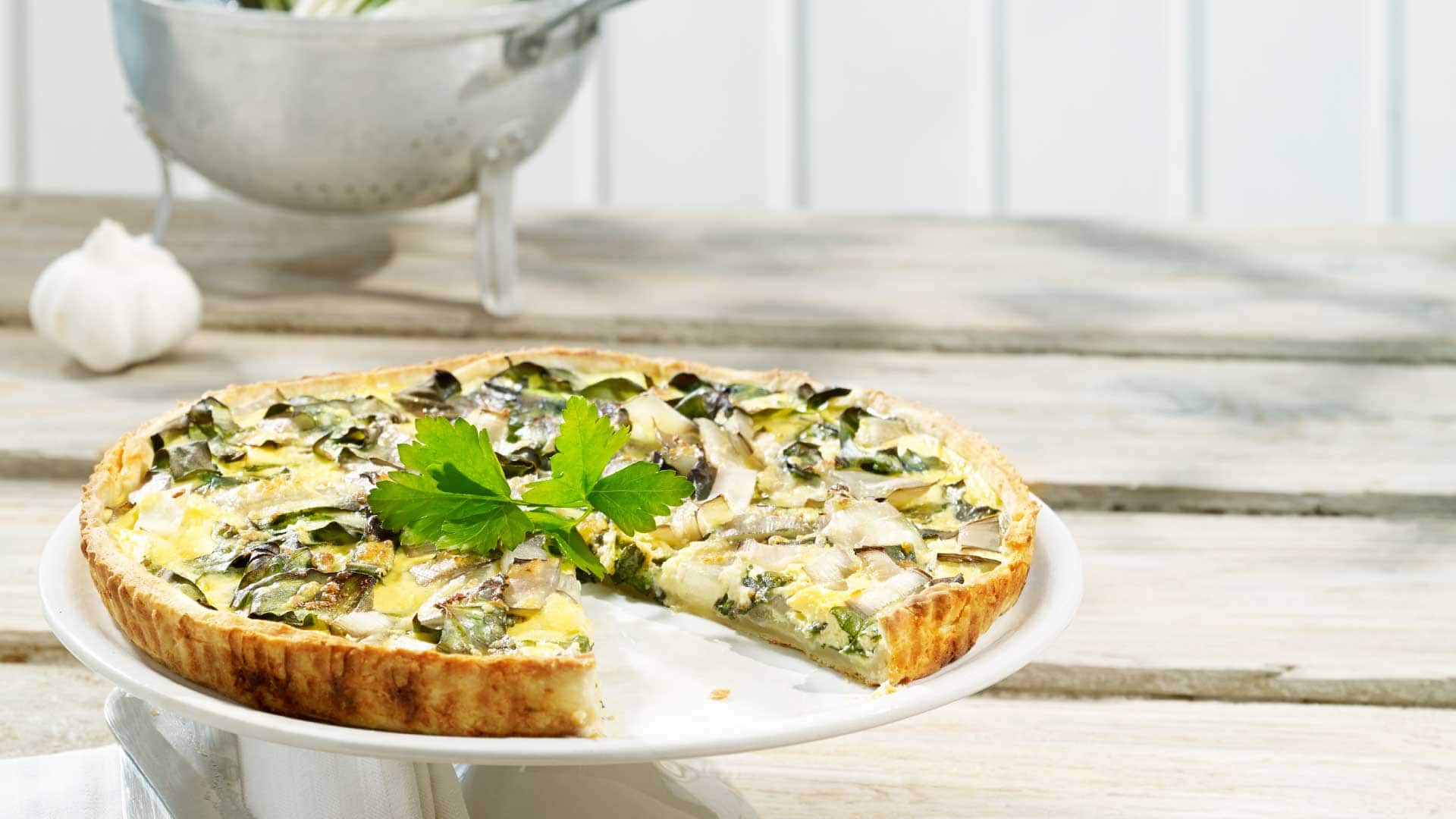 Swiss chard quiche - Emmentaler AOP Switzerland
