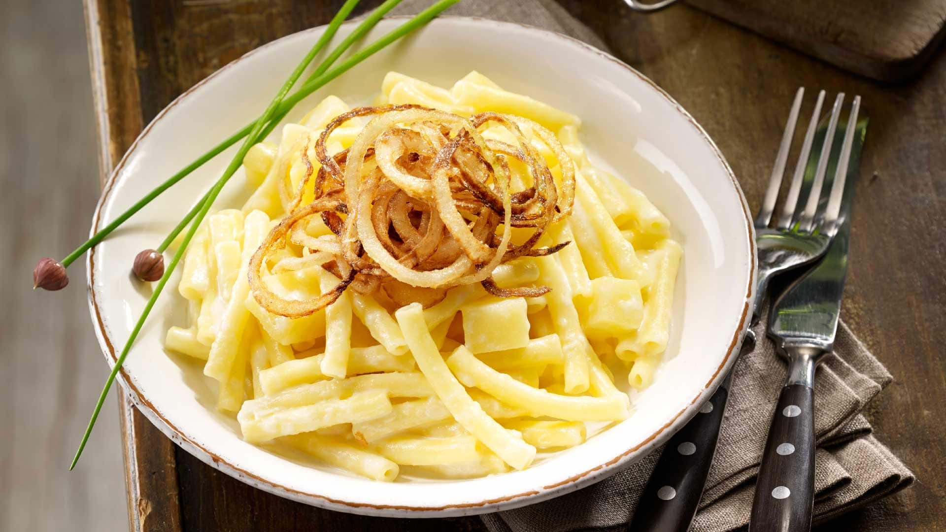 Emmentaler Alpine macaroni - Emmentaler AOP Switzerland