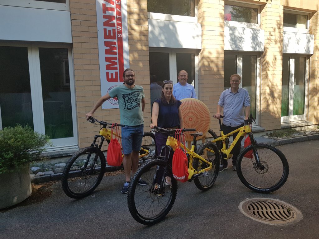 E-Bike im Emmentaler AOP Käse-Look - Emmentaler AOP Switzerland